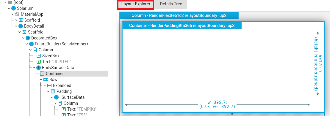 Debugging Layout Issues Using the Widget Inspector | Kodeco